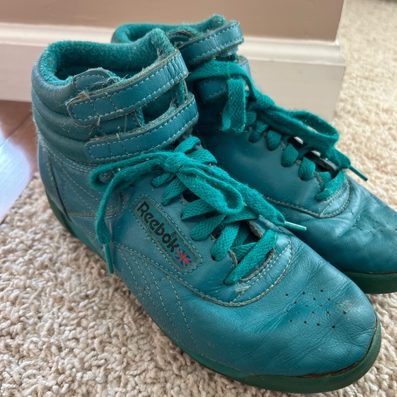 Reebok | Shoes | Vintage Teal Reebok Hightop | Poshmark